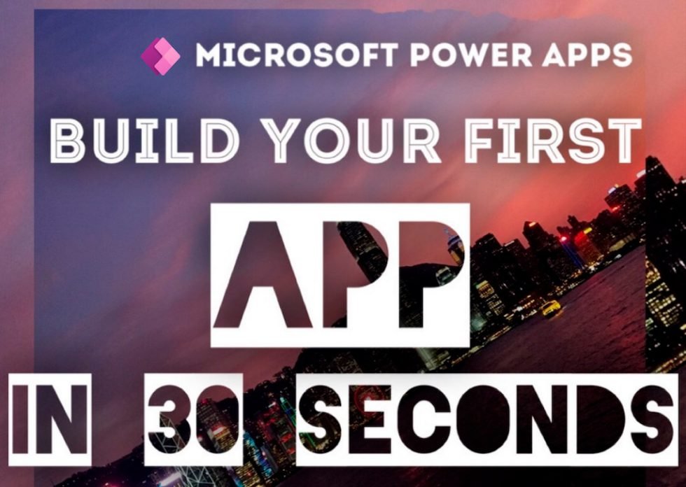 How to build an app in 30 Seconds | Microsoft PowerApps - Hako IT