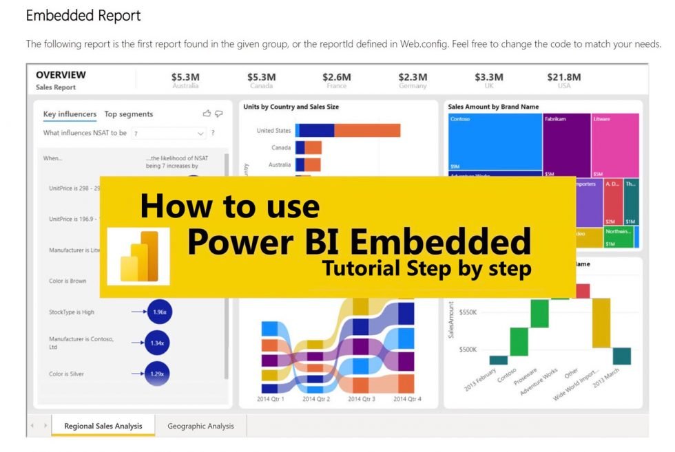 How to use Power BI Embedded - Tutorial Step by step - Hako IT