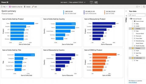 Create a Report in 60 Seconds with Power BI | Power BI Tutorial - Hako IT