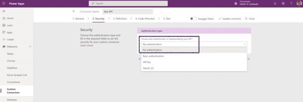 How to Create a Custom Connector in Powerapps | Power Apps API - Hako IT