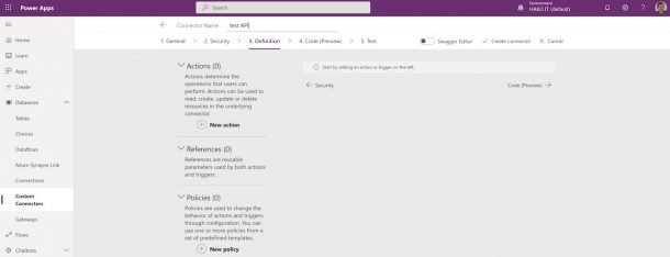 How to Create a Custom Connector in Powerapps | Power Apps API - Hako IT