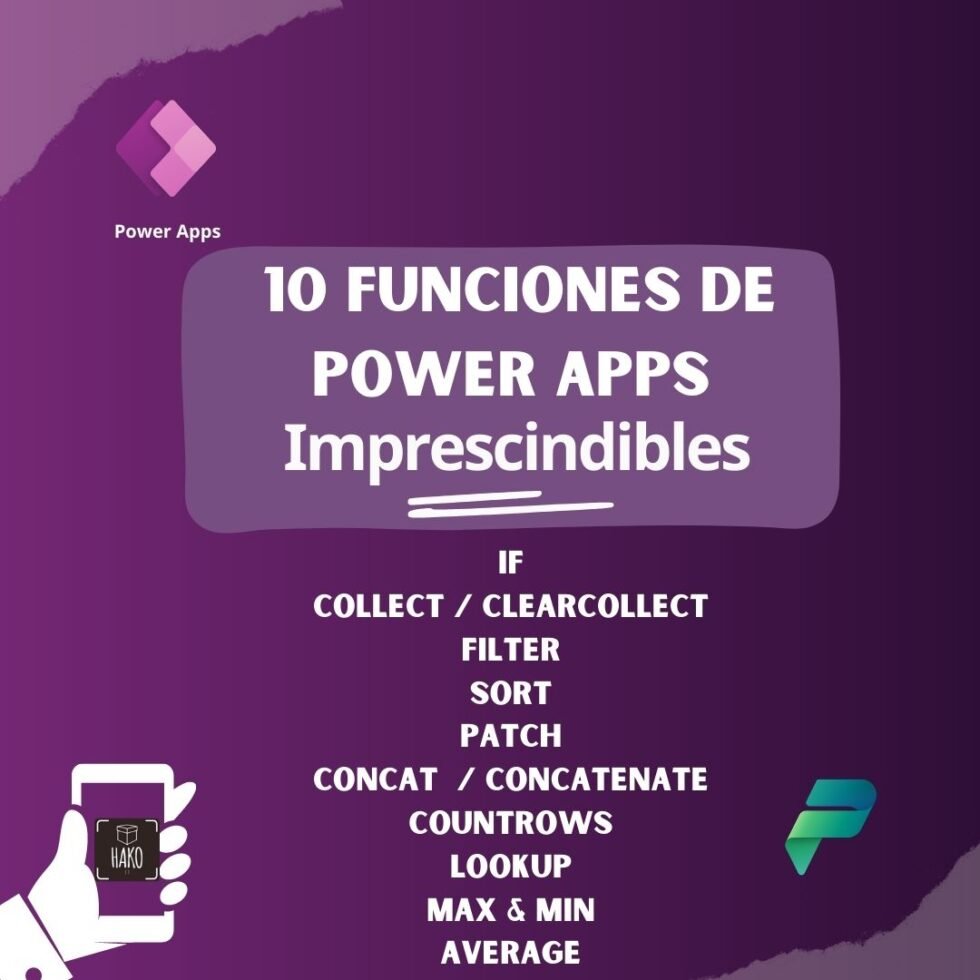 10 Funciones de Power Apps imprescindibles que Debes SABER | 2025 - Hako IT